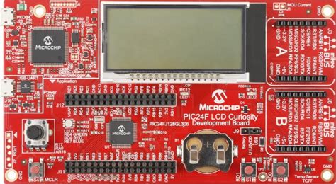 pic24f lcd curiosity development board