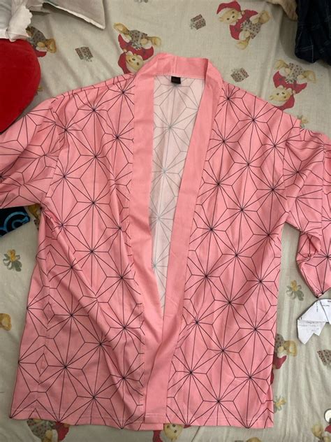 Nezuko Kimono Fesyen Wanita Pakaian Wanita Baju Luaran Di Carousell