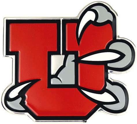 Utah Utes Heavy Duty Aluminum Embossed Color Emblem Alternate