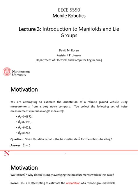 Lecture 3 Introduction To Manifolds And Lie Groups Pdf