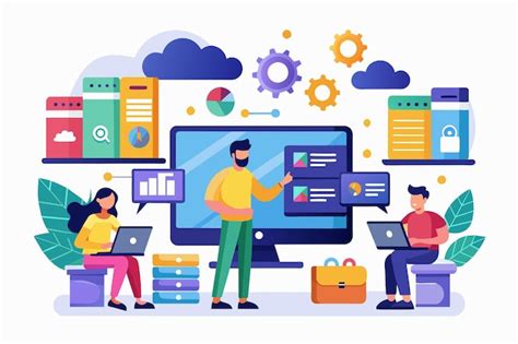 A Team Collaborates Using Digital Tools To Manage Large Data Sets