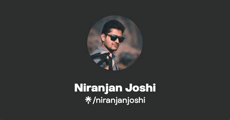 Niranjan Joshi Instagram Linktree