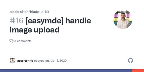 Easymde Handle Image Upload · Issue 16 · Blade Ui Kitblade Ui Kit