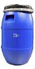 Heavy Duty 100l Blue Barrel With Lid Wa Farm Shop
