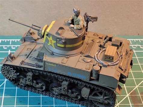 Tamiya 35360 135 Us Light Tank M3 Stuart Plastic Model Kit