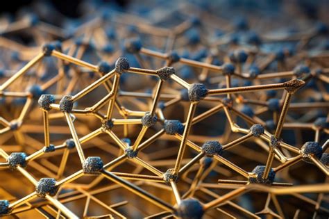 Premium Ai Image Closeup Of Nanomaterials Showing Their Unique And