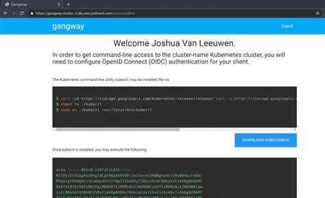 consistent oidc authentication across multiple eks clusters using kube