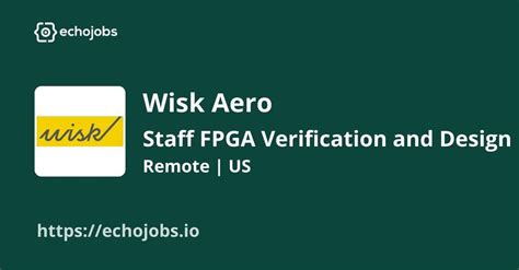 Wisk Aero Is Hiring Staff Fpga Verification And Design Engineer Usd