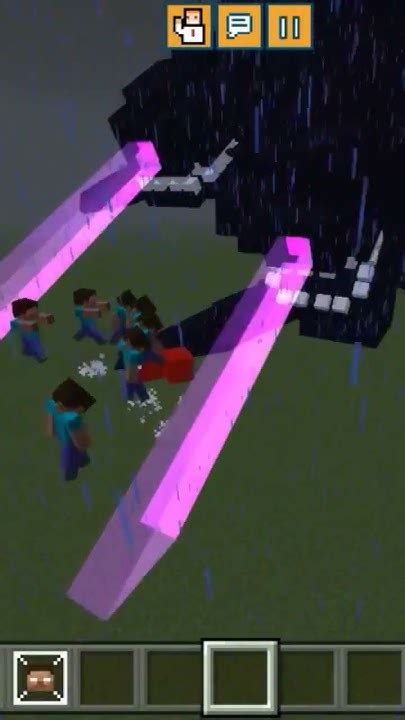 Wither Storm Vs Herobrine Youtube