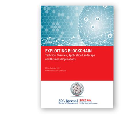 Devo Lab Reports Exploiting Blockchain Sda Bocconi School Of Management