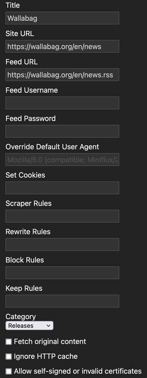Miniflux Can T Fetch Any Articles From Certain Feeds Compatibility Issue Issue
