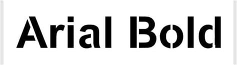 Stencil Font Gallery