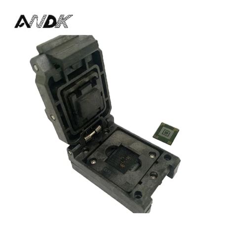 EMMC Socket Clamshell Flip Type Socket Smart Digital Device Flash Data Recovery Burn In EMMC