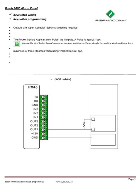 Bosch 3000 Keyswitch Wiring Programming Pdf