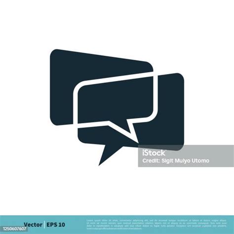 통신 음성 거품 아이콘 벡터 로고 템플릿 일러스트 디자인 벡터 Eps 10 0명에 대한 스톡 벡터 아트 및 기타 이미지 0명 Brand Name Online