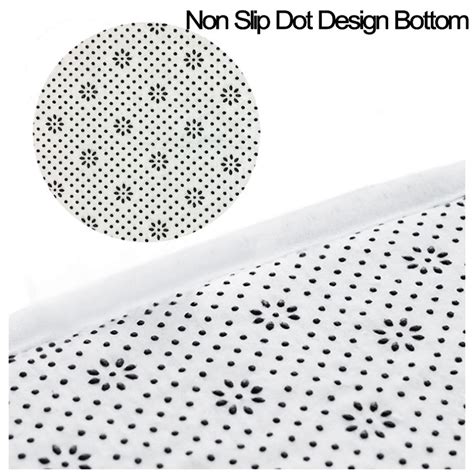 Badu Bg Zeegle Полиестерна подложка за баня Фланелена мека подложка за крака 3 бр Комплект