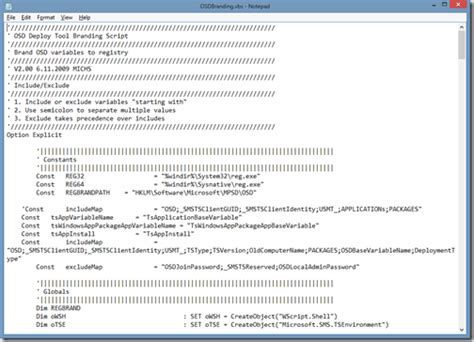 How To Add Branding To Your Os Deployment In Configmgr 2012 Part 2 Modify Osdbranding
