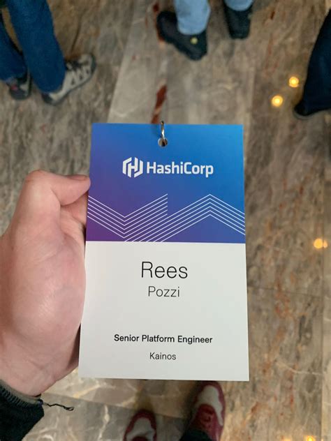 Rees Pozzi On Linkedin Brilliant To Be At Hashicorps Zero Trust