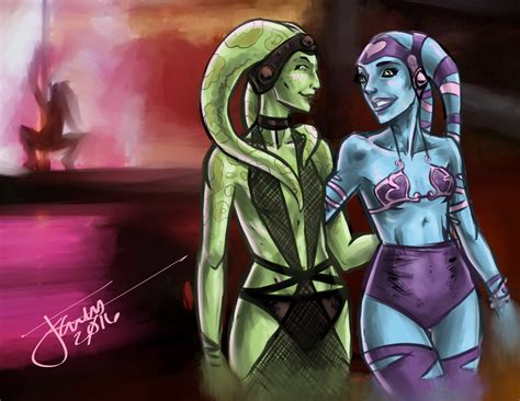 Artstation Star Wars Twilek Dancers Best Friends