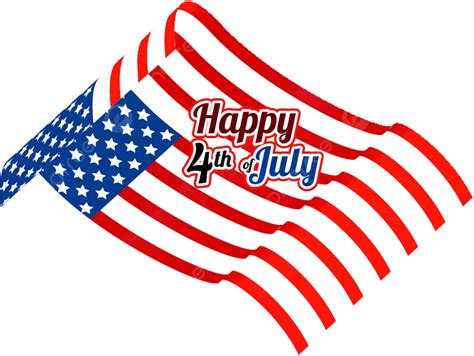 행복한 7월 4일 미국 벡터 독립 기념일 자유 미국 7월 4일 Png 일러스트 및 벡터 에 대한 무료 다운로드 Pngtree