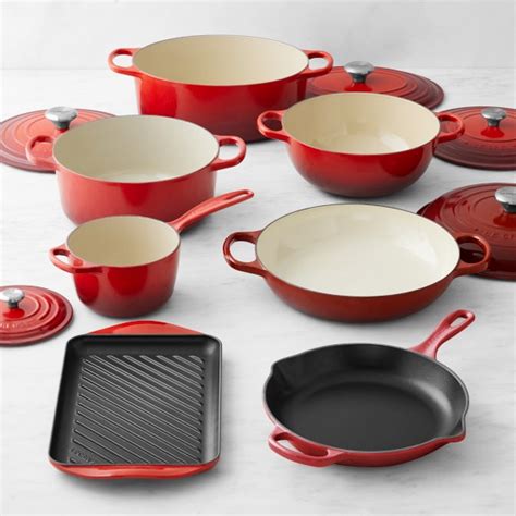 Le Creuset Signature Enameled Cast Iron 12 Piece Cookware Set
