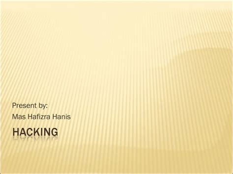 ict hacking ppt