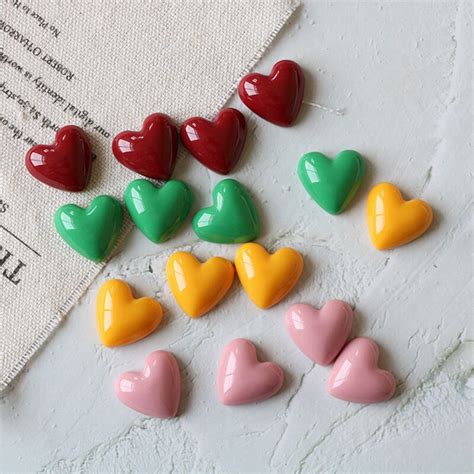 10pcs Love Heart Cute Mini Magnets 18mm Small Refr Grandado