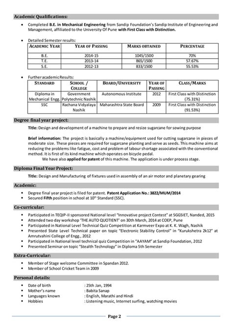 Cv Sagar Sanap Docx Gardening Home And Garden