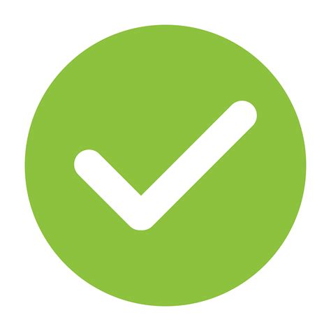 Light Green Checkmark Icon 36885310 Png