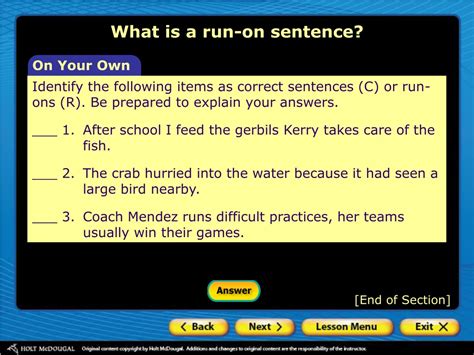 PPT What Is A Run On Sentence How To Fix A Run On Sentence Make Two