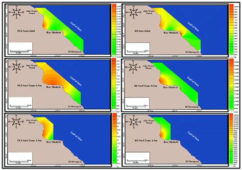Spatial Distribution For The Pollution Load Index Pli And The