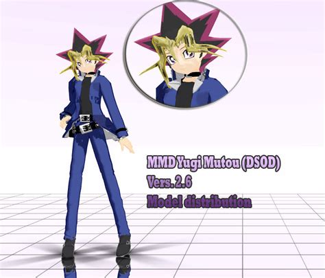 Mmd Ygo Yugi Muto Vers 2 6 Dsod Model Dl By Twosidedmmd On Deviantart