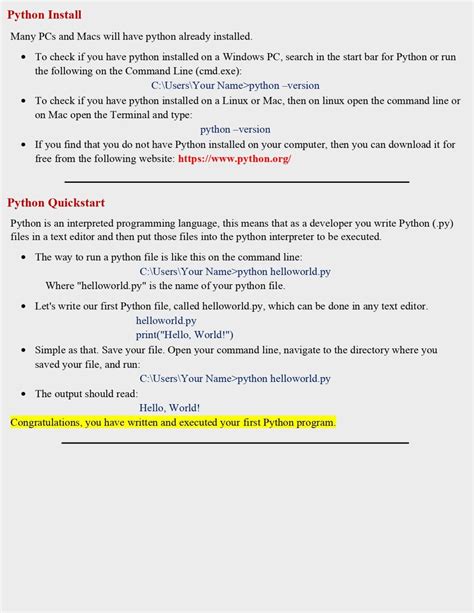 Python From Scratch Python Tutorial Pdf Connect 4 Programming