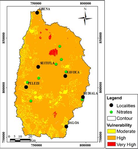 Final Map Of Vulnerability To Pollution Validated By Nitrates Download Scientific Diagram
