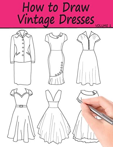 How To Draw Vintage Dresses 40 Fabulous Vintage Dress Designs With