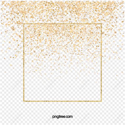 Sequin Background Illustration Gold Sequin Bokeh Lights Element Square