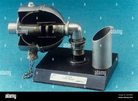 Anaesthetic Inhaler 1877 This Is A Clover Ether Inhaler Designed By Dr Joseph Clover 1825