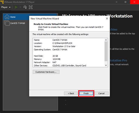 Installing Centos 7 On Vmware Workstation 17 Player Avidflick Devops Linux Tech