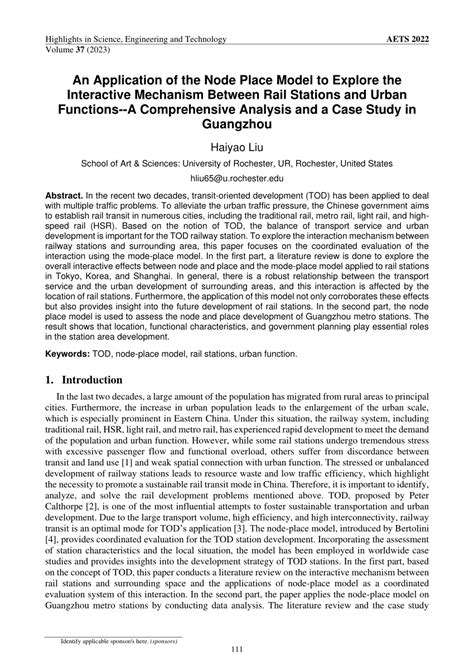 Pdf An Application Of The Node Place Model To Explore The Interactive