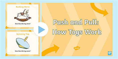 Push And Pull How Toys Work PowerPoint Teacher Made