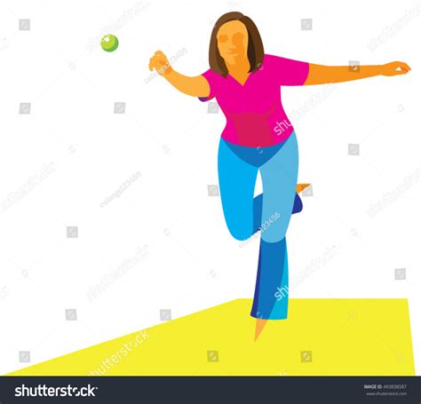 2331 Throw Ball Game Women Stock Vectors And Vector Art Shutterstock