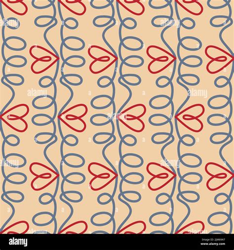 seamless pattern twig plant abstract background for textile design
