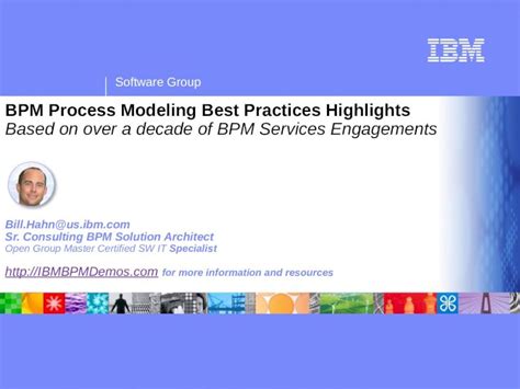 Pptx Ibm Bpm Best Practices Process Modeling 5 Golden Rules Bh Dokumentips