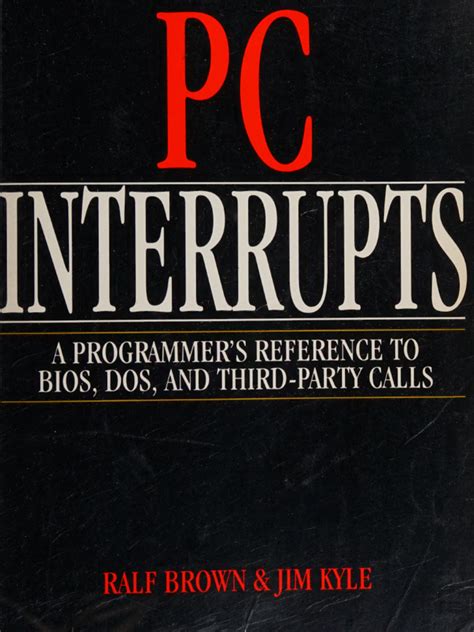 pc interrupts a programmer s reference to bios d 241121 120110