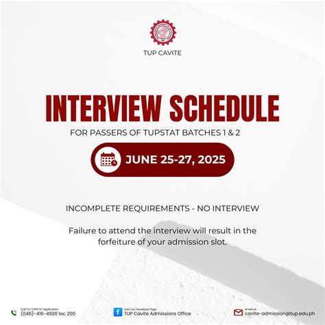 Tup Cavite Admissions Office Facebook