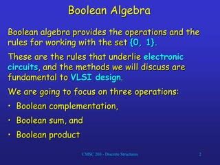 BooleanAlgebra Ppt Physics Science
