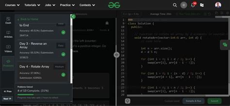 Day2 Codingchallenge Dsa Problemsolving Geeksforgeeks