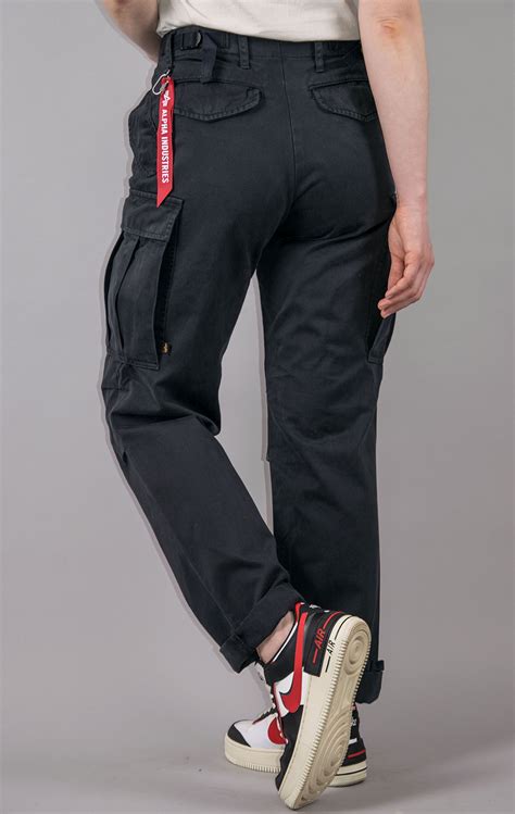 Брюки-карго парашюты ALPHA INDUSTRIES M-65 PANT плотные black, купить в ...