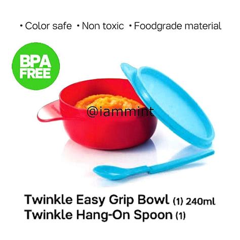 Tupperware 240 Ml Microwavable Microwave Safe Twinkle Easy Grip Bowl