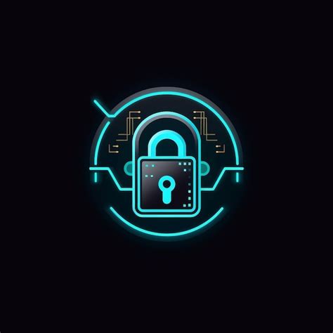 Premium Ai Image Data Security Icon